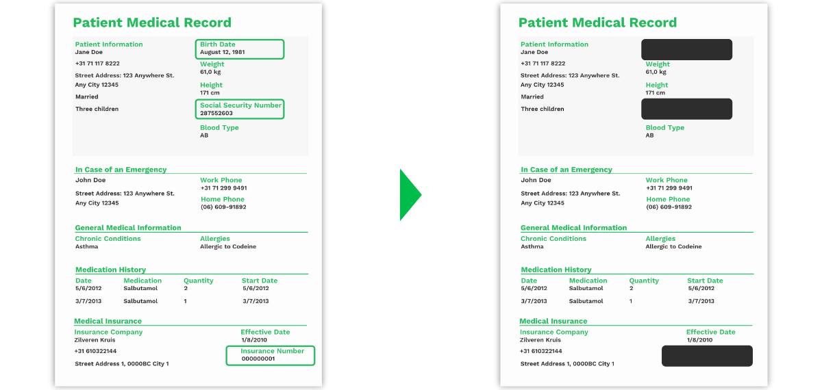 Automatically Remove Sensitive Information with OCR - Klippa