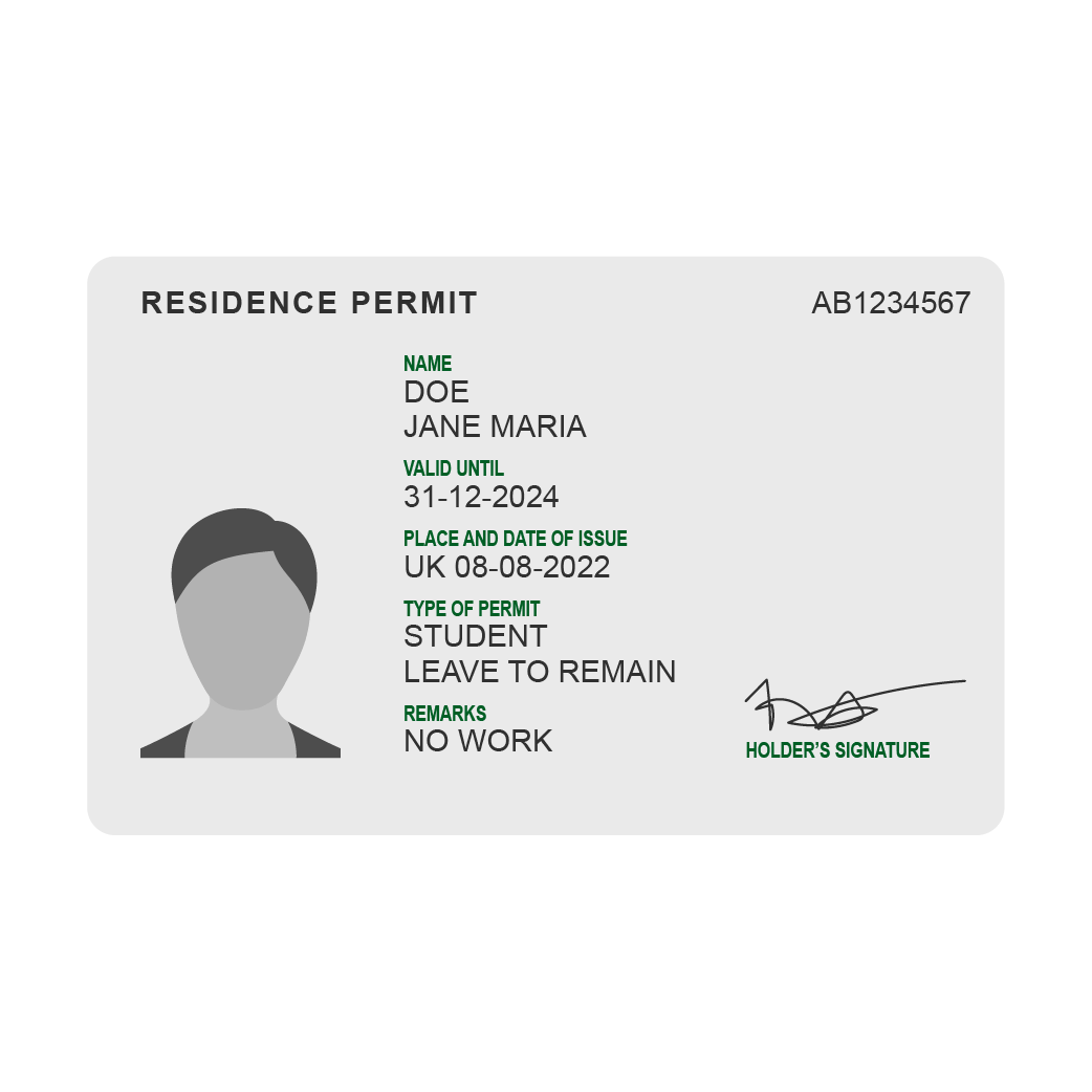 Residence Permit OCR - Automated Data Extraction API & SDK