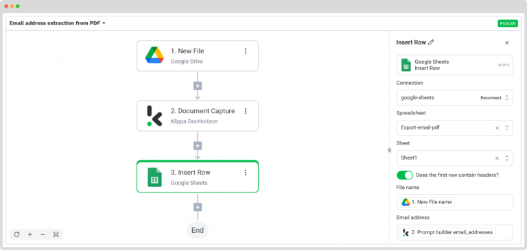 How to extract email addresses from PDF documents - Klippa