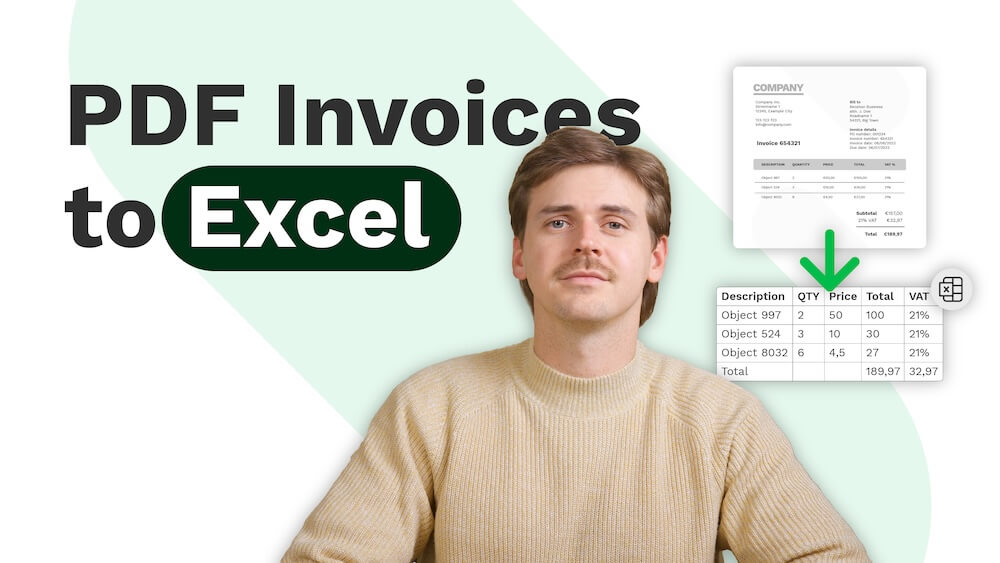 Video: How to Convert PDF Invoices to Excel